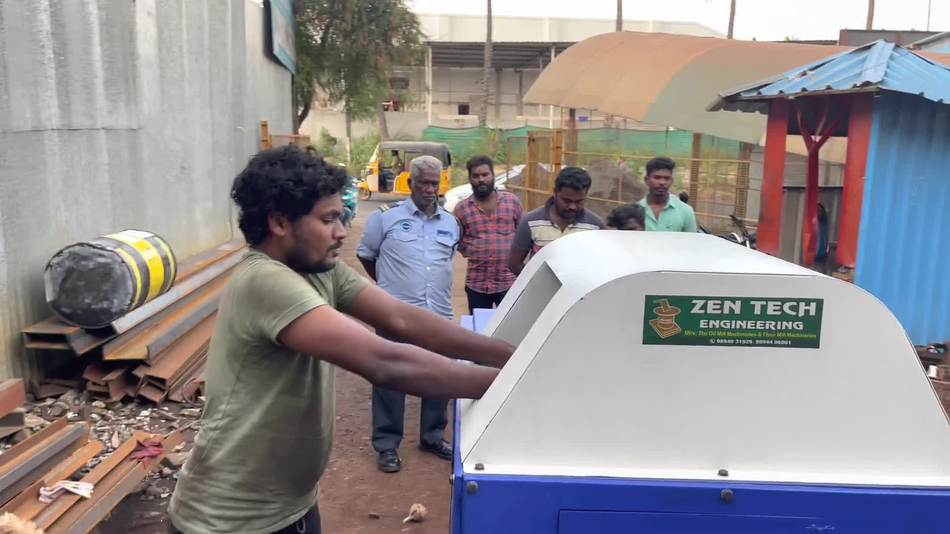 Coconut Dehusking Machine - ZEN TECH Engineering